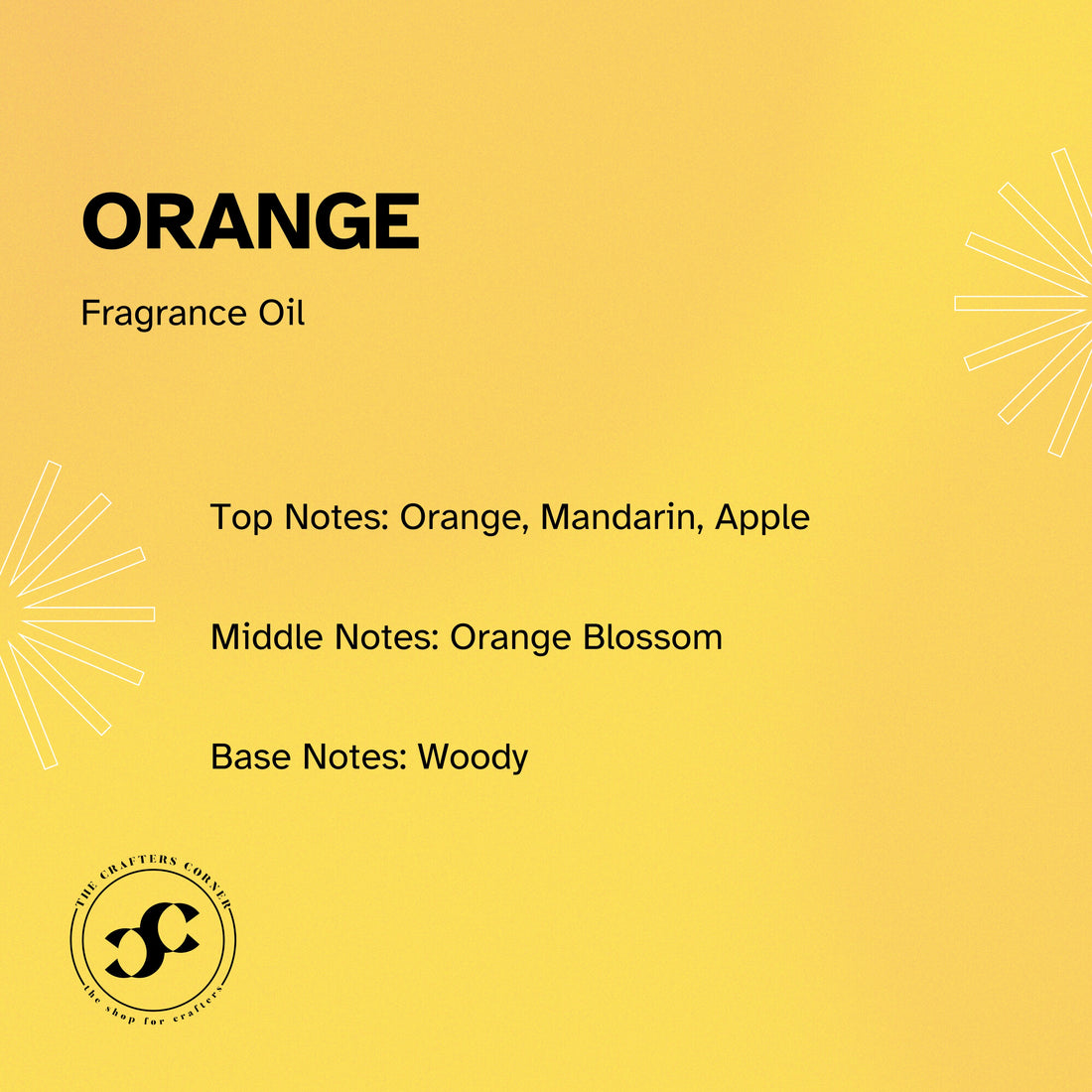 Orange Fragrance Oil – The Crafters Corner PH