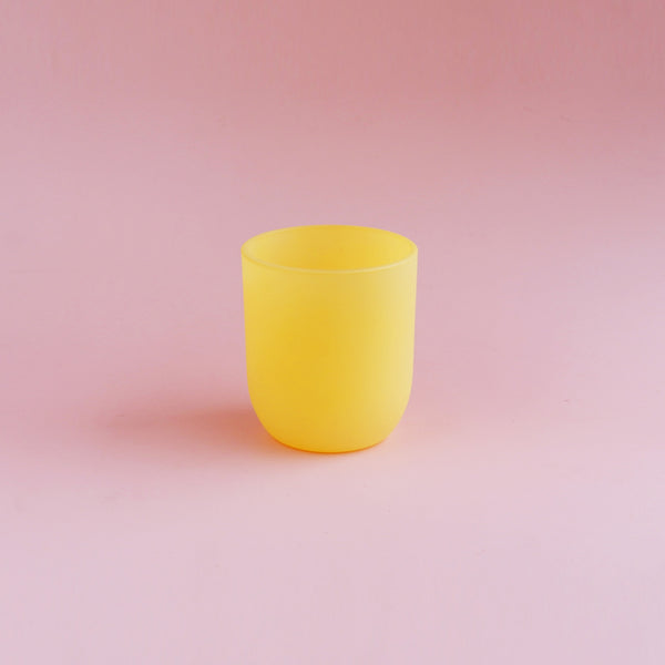 Glass Rounded Jar - Canary Yellow – The Crafters Corner PH